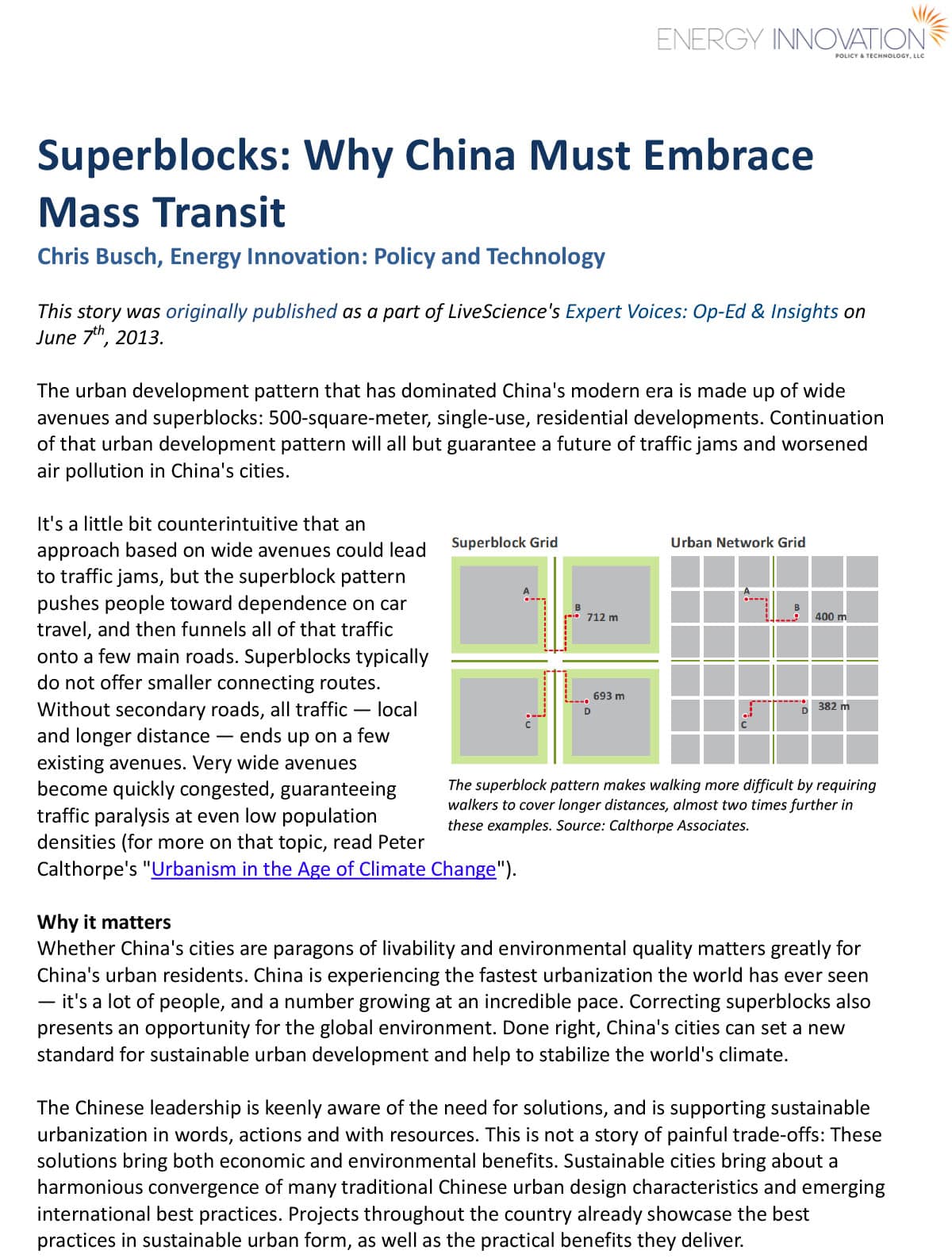 Superblocks: Why China Must Embrace Mass Transit • Energy Innovation